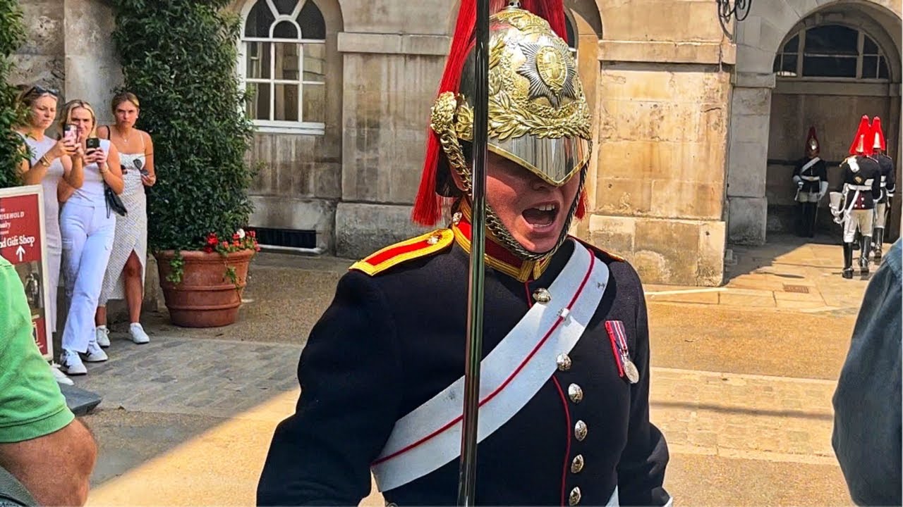 "Watch How The King's Guard Make Way - Their Shout Will Surprise You!"