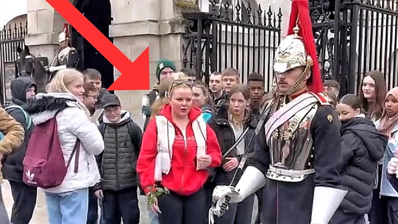 When the King’s Guard’s shout echoed through the courtyard