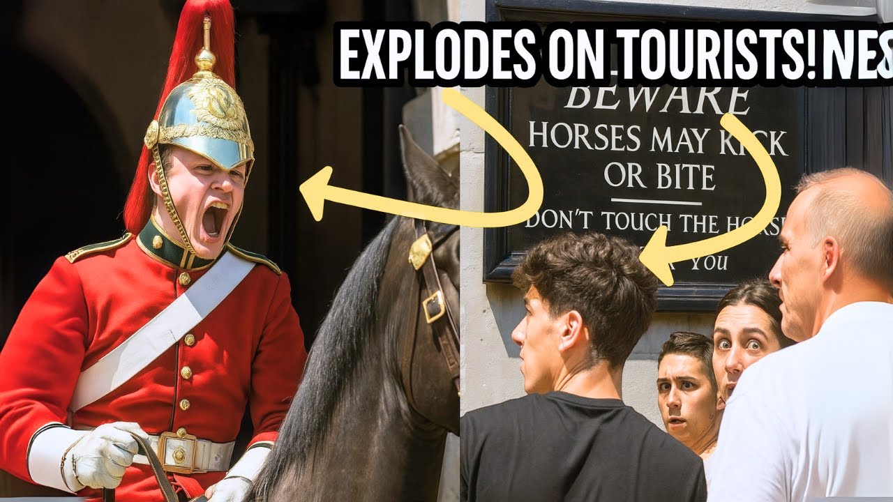 Royal Guard LOSES IT After Tourist Goes Too Far!